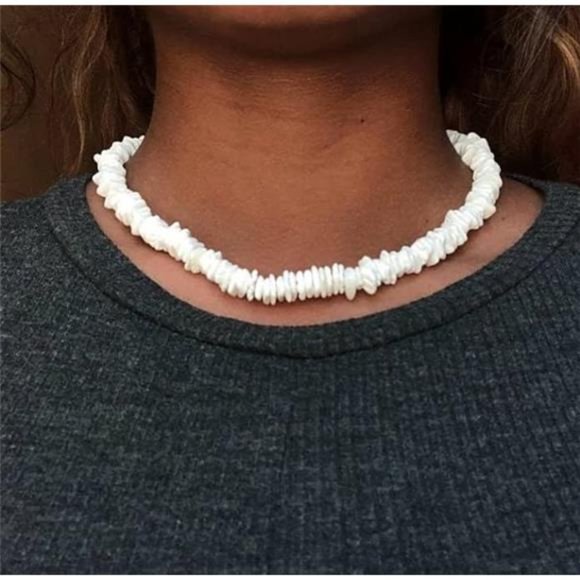 Jewelry | Seashell Conch Surfer Choker Necklaces Beach Handmade Choker ...